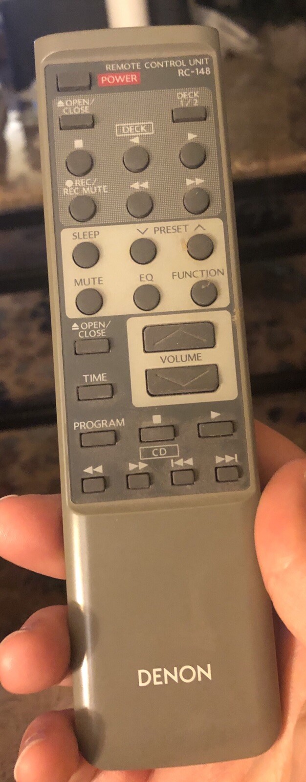 Denon RC-148 Original Hifi System D55 D60 Remote Control Tested and ...