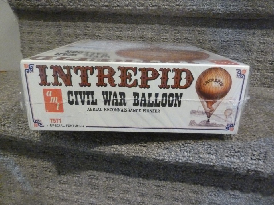 AMT INTREPID CIVIL WAR BALLOON FIGURE MODEL KIT T571 BRAND NEW SEALED ...