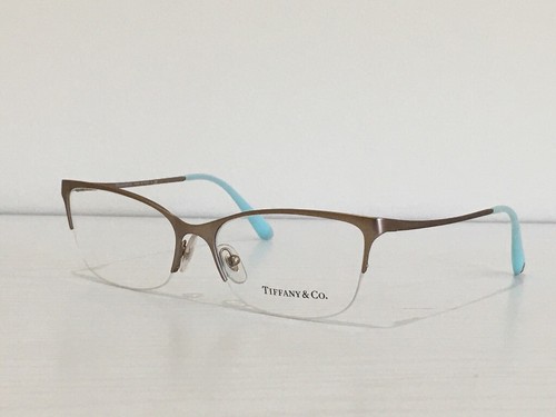 Tiffany & Co. TF 1089 6079 Rectangle Matte Brown Eyeglasses Frame 54-16 ...