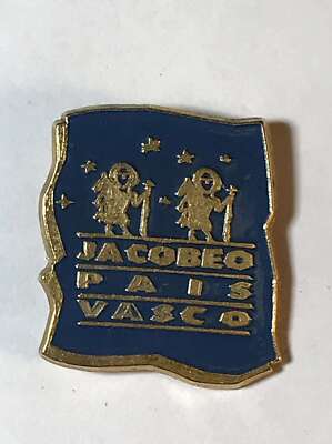 PIN SANTIAGO BLUE JABOBEO BASQUE COUNTRY | eBay