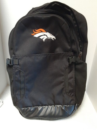 NFL Denver Broncos Fanatics Black Backpack (19" H x 7" D x 12" W) Logo ...