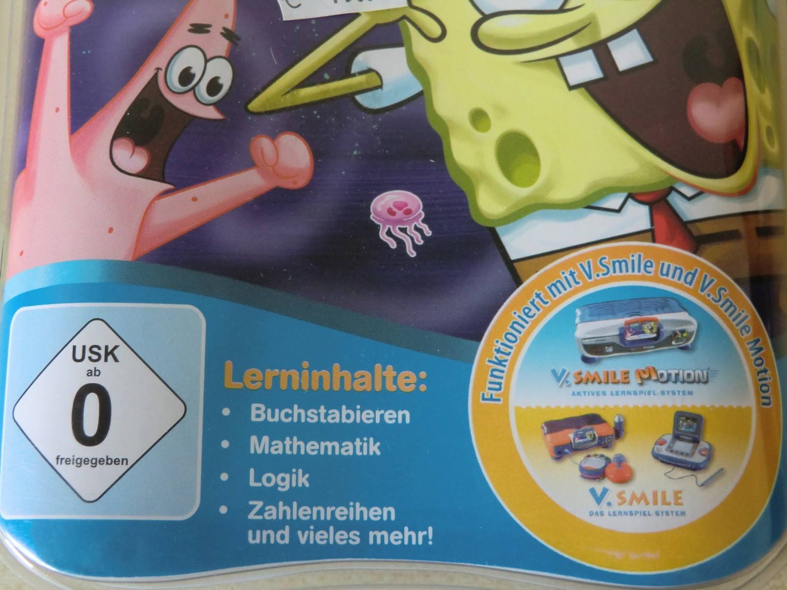 Vtech V. Smile SpongeBob Schwammkopf / Lernspiel Spiel Spielekonsole 80 ...