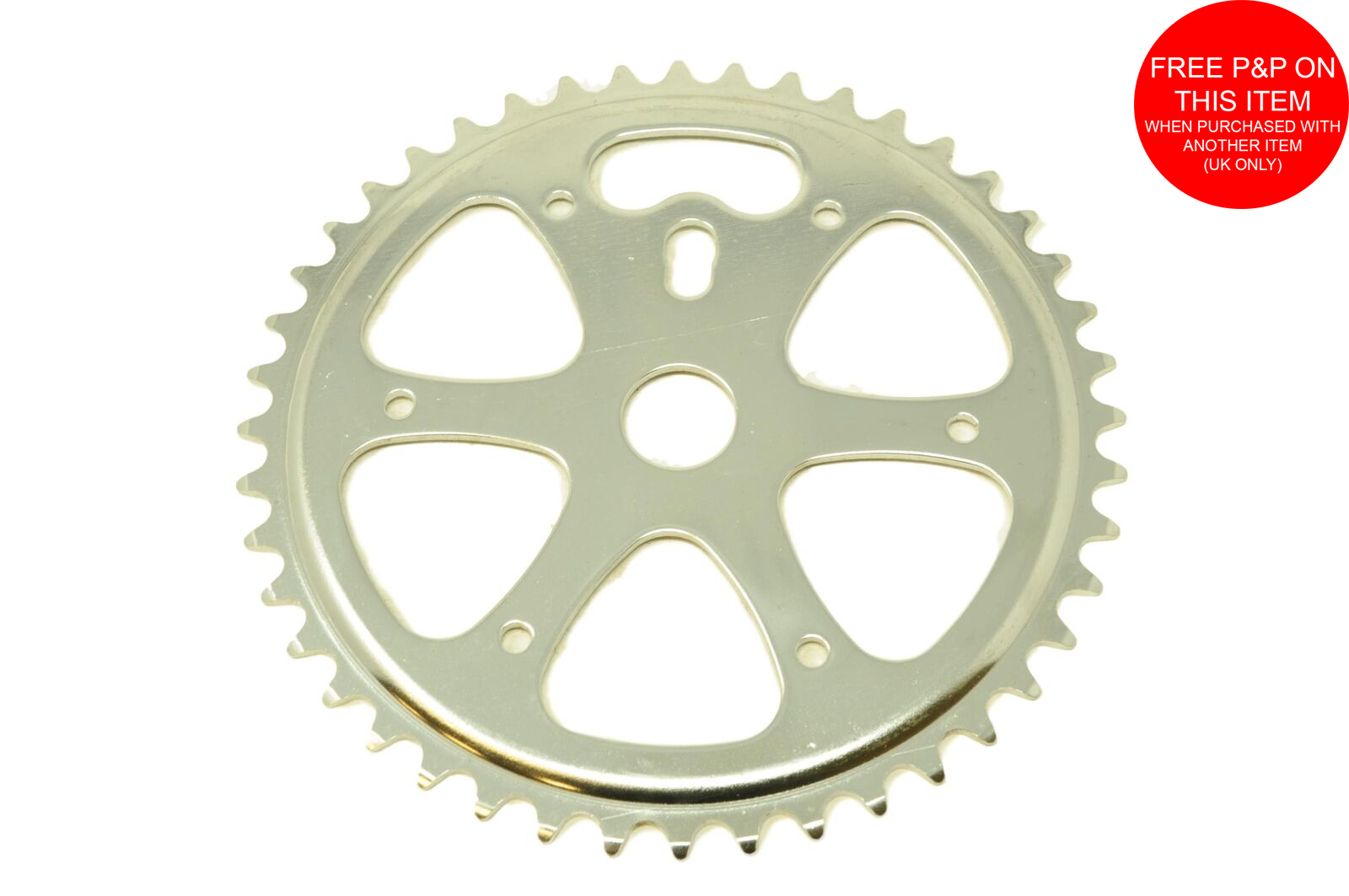 80’s Mongoose Old School BMX 44 Teeth Chrome Chainring Fit Opc One ...