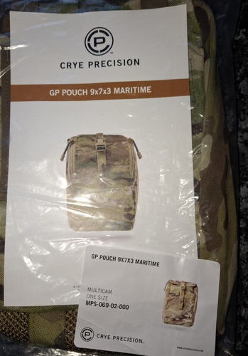 CRYE PRECISION GP MARITIME POUCH, 9 X 7 X 3, MULTI CAM - NEW | eBay