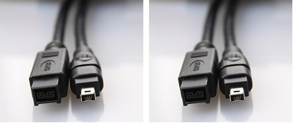 Professional 6FT Firewire Cable 800 1394b - 9-Pin to 4-Pin for Digital ...