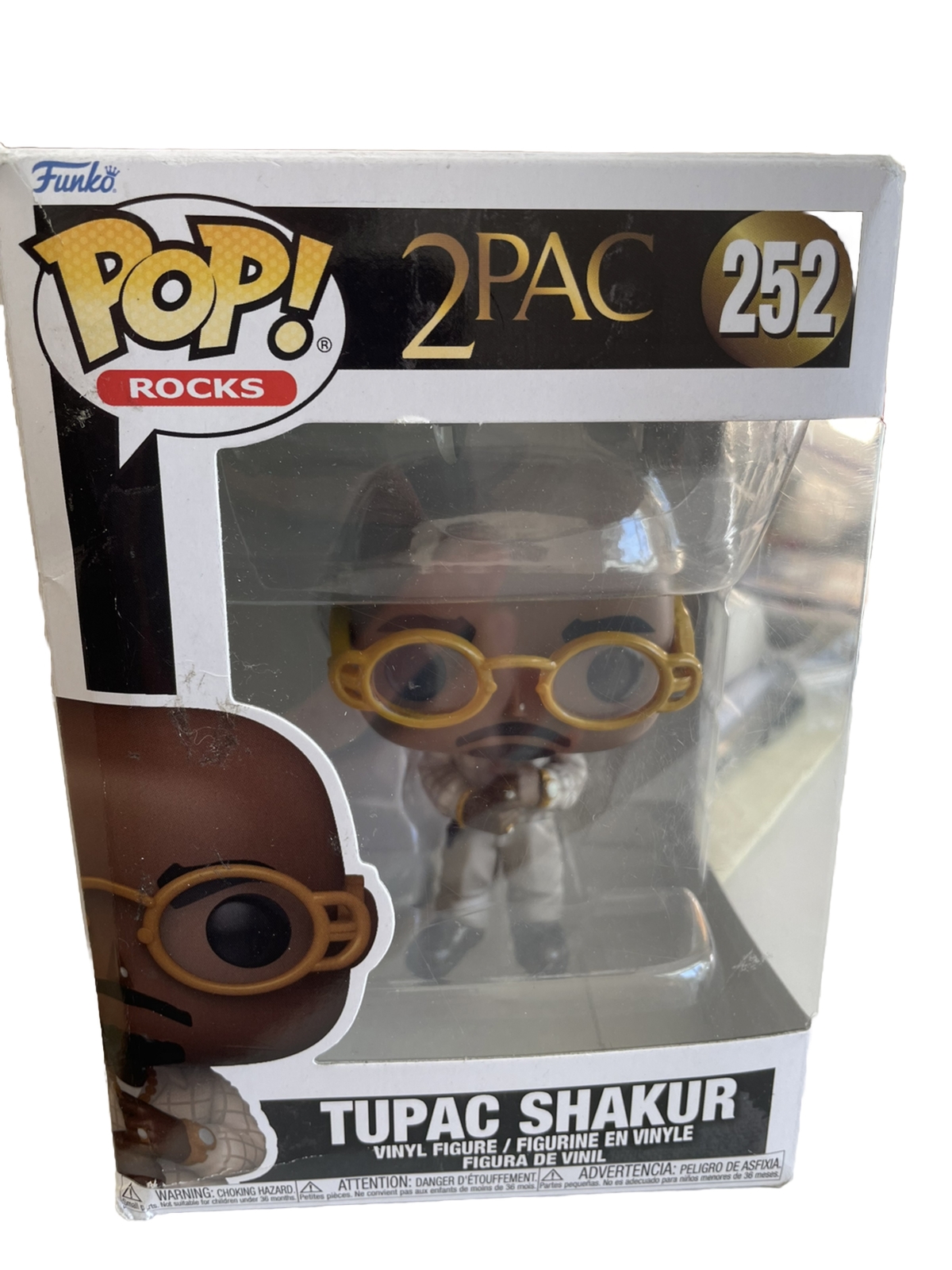 Funko Pop! Tupac 2Pac Shakur Vinyl Figure #252 Rapper NEW In BOX | eBay