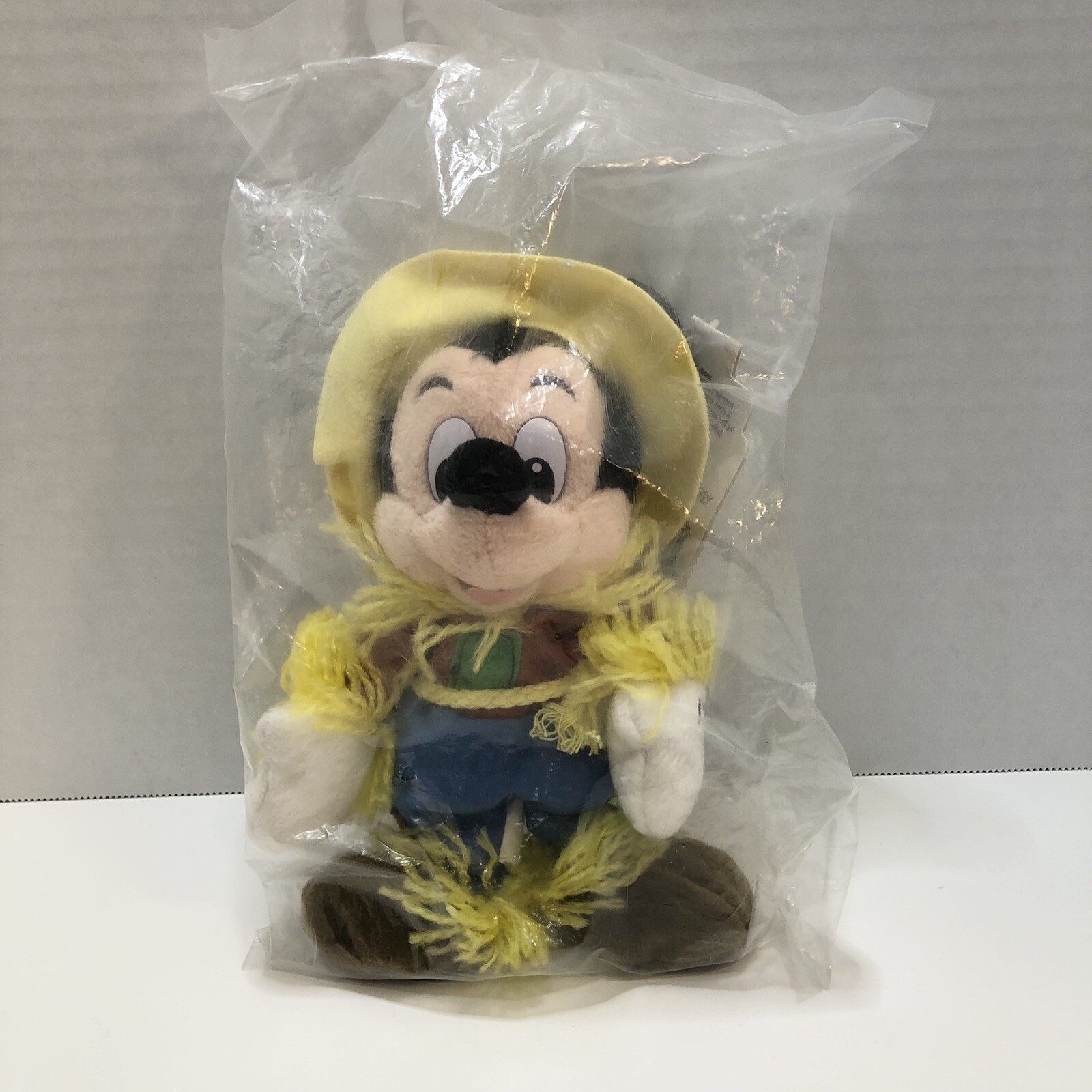 Disney World Wizard Of Oz Mickey Mouse Scarecrow Plush Bean Bag Stuffed ...