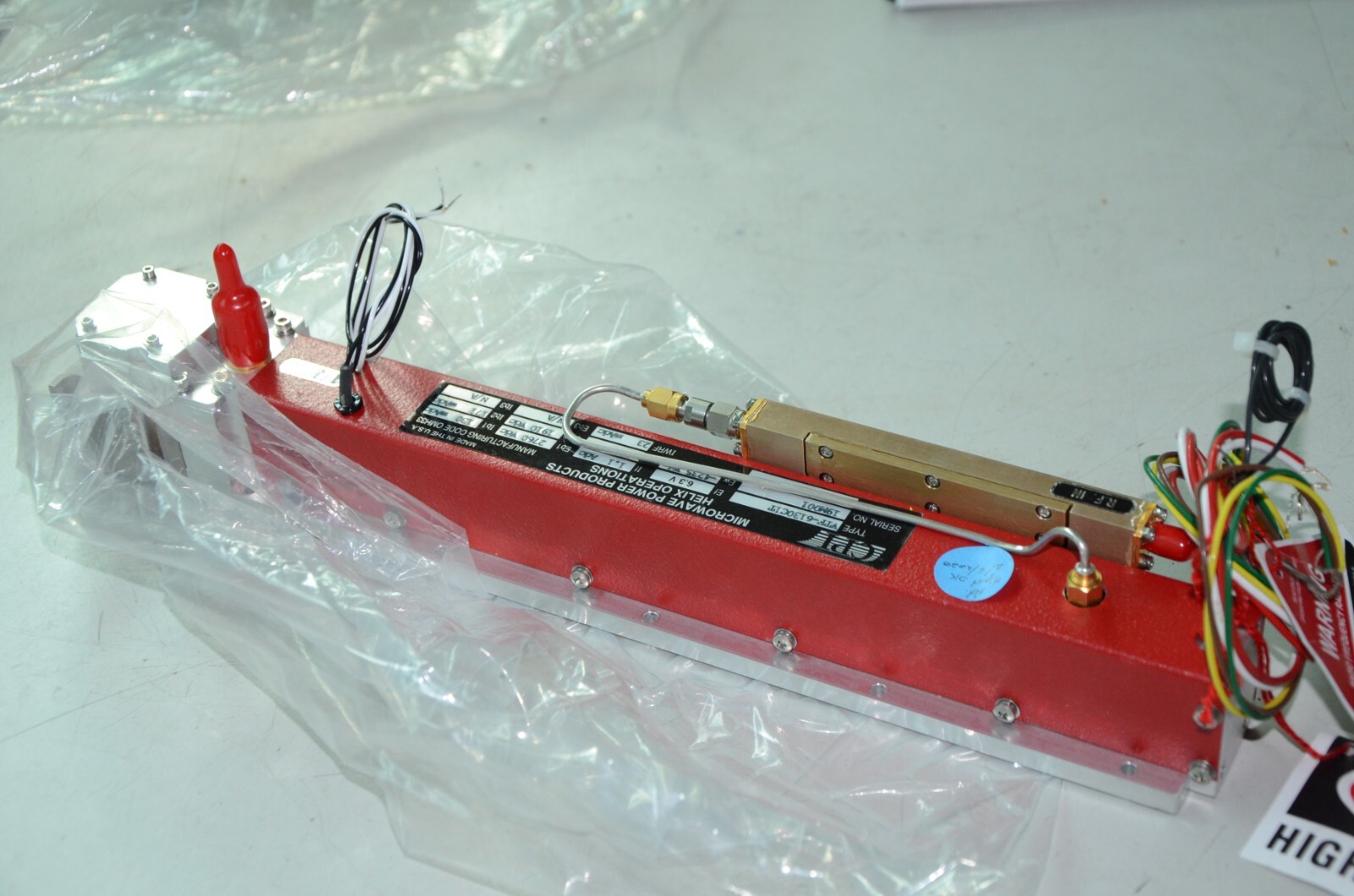 CPI VTF-6130 C1T 2 to 7 Ghz 125 Watt TWT Traveling Wave Tube Ametek ...