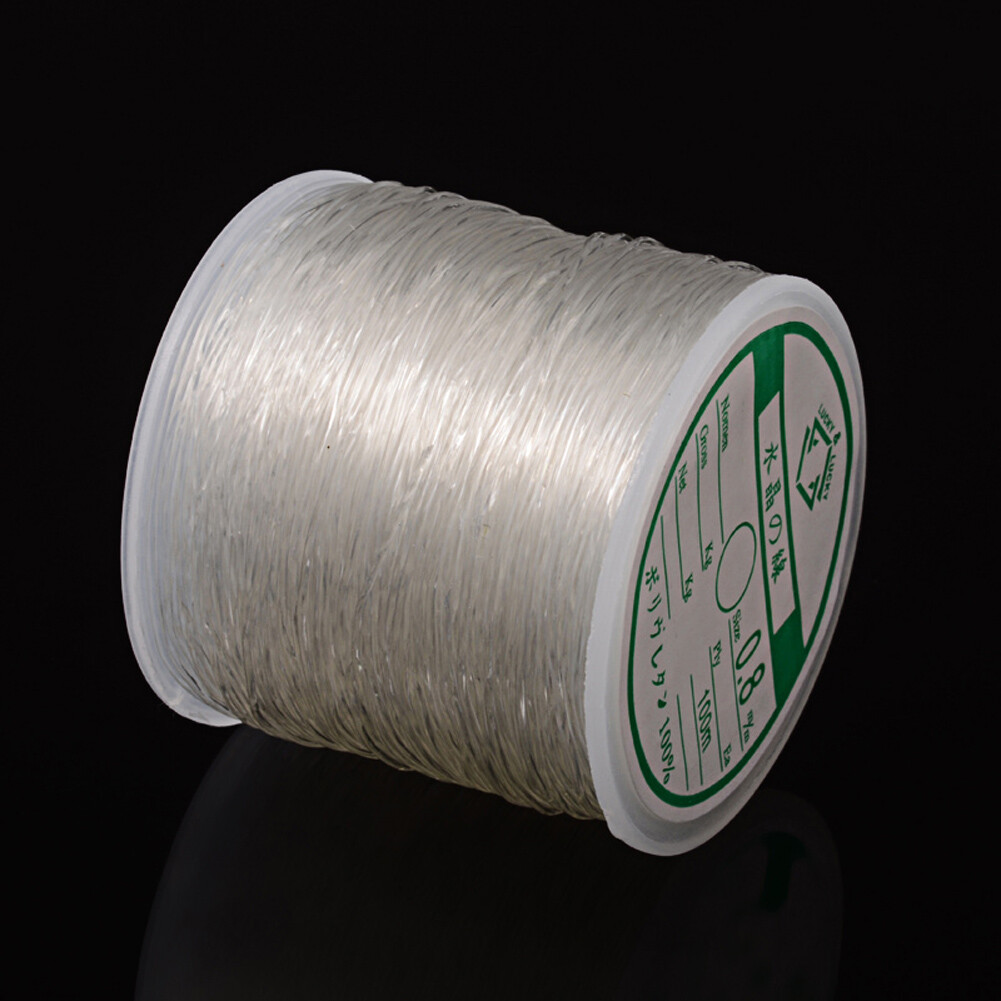 109yds/Roll Clear Elastic Beading Threads Stretch Cords String Spool ...