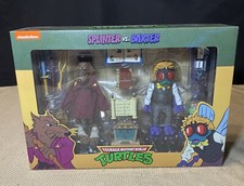 Teenage Mutant Ninja Turtles NECA Splinter vs Baxter (Cartoon)