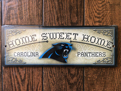 Carolina Panthers Home Sweet Home Wood Sign - NEW 6" x 17” Wall ...
