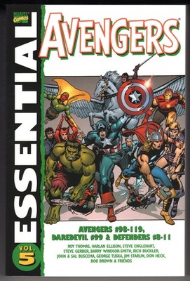 Essential Avengers vol 5 tpb, Roy Thomas, Steve Englehart, Rich Buckler ...