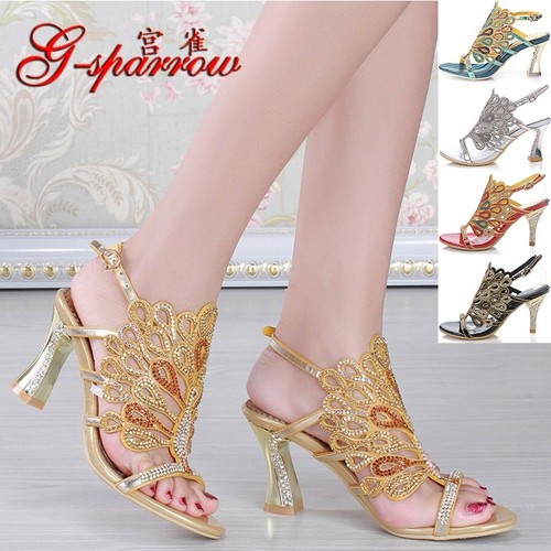 Summer Water Diamond Sandals High-end Women's Shoes Luxurious High ...