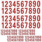 6 Sheets Sticker Chiffre Autocollants Numérotés Auto-adhésif De Maison ...