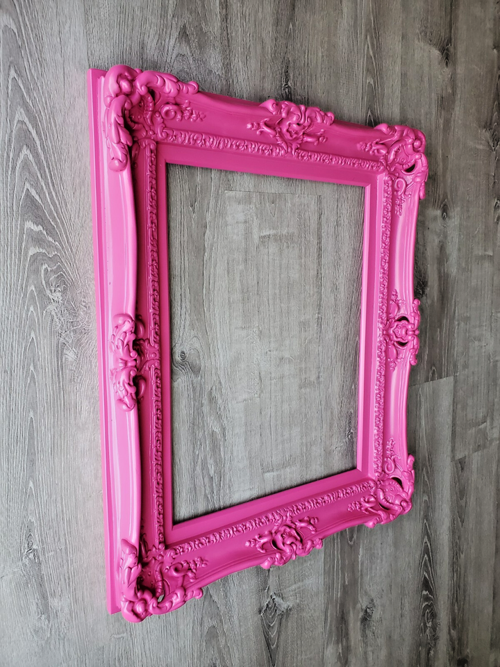 20x24 Hot Pink Picture Frame Decorative Baroque Wall Photo Frame Ornate ...
