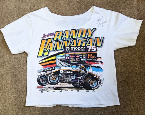 Vintage 1996 Randy “Hurricane” Hannagan L Tailored Women T-Shirt ...