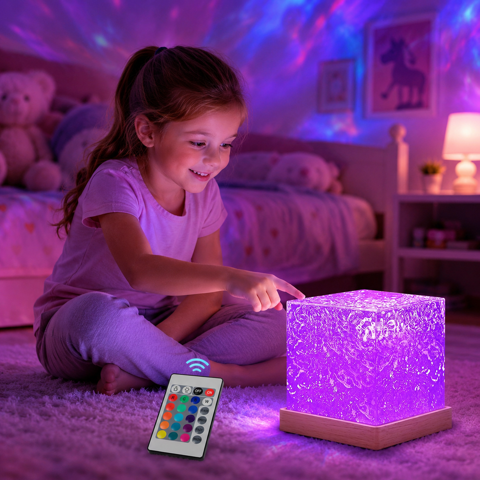 Galaxy Projector Light for Bedroom - Ocean Wave Sensory Light with 16 ...