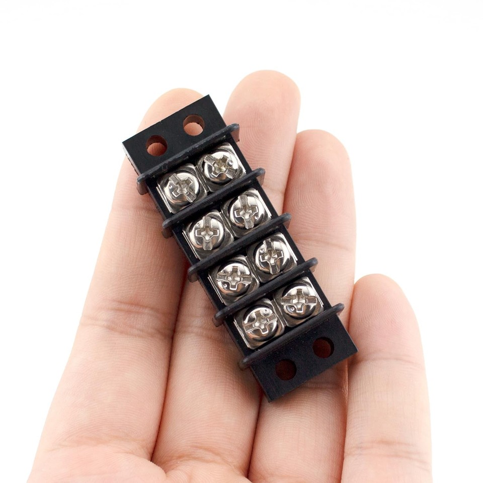 Marine Terminal Block 4 Gang Double Row Stainless Terminal Blocks 12-22 ...