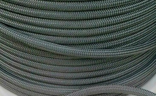 10mm x 15m SILVER DOUBLE BRAID DYNEEMA SPECTRA marine Halyard rope ...