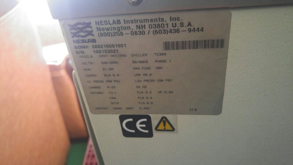 NESLAB HX150 RECIRCULATING CHILLER, AMAT HX+150W CHILLER TC300 | eBay
