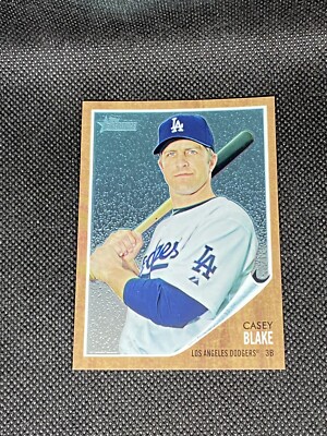 Casey Blake 2011 Topps Heritage Chrome #35 /1962 Los Angeles Dodgers ...