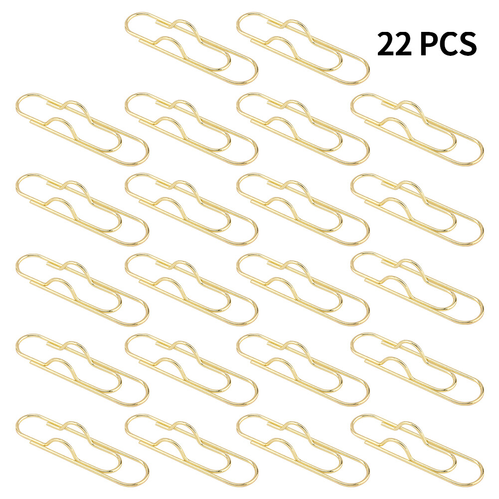 22pcs Office Notebook Pen Clip Journal Planner Picture Portable Paper ...