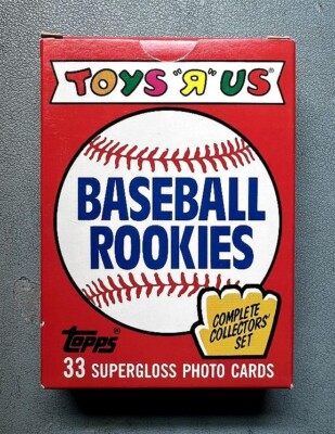 1988 TOYS-R-US BASEBALL ROOKIES (NM/M) COMPLETE 33-CARD FACTORY SET by ...