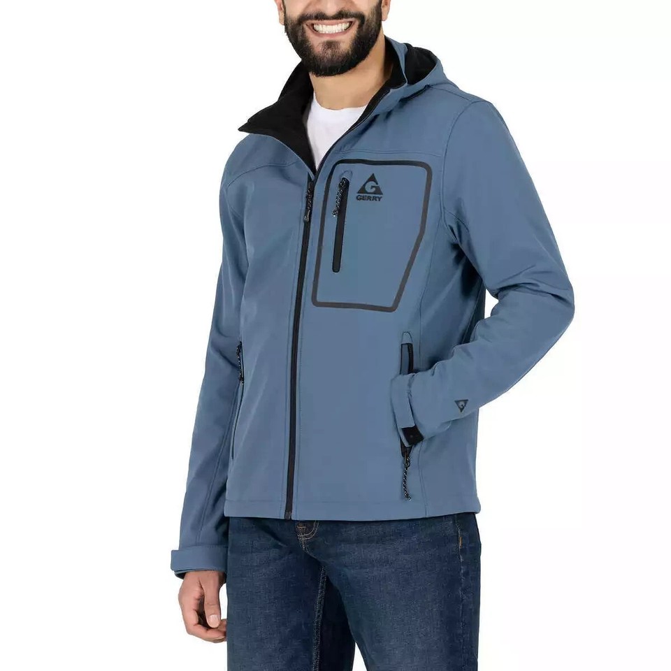 Gerry Men’s Softshell Jacket Wind & Water Resistant | eBay