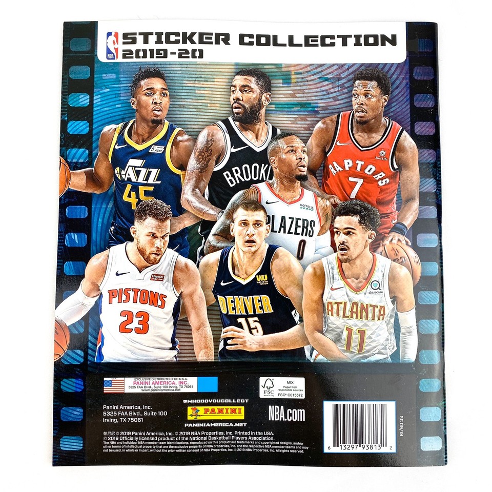 NBA Album 2019-2020 Panini NBA BASKETBALL Sticker NEW BOOKS No Stickers ...