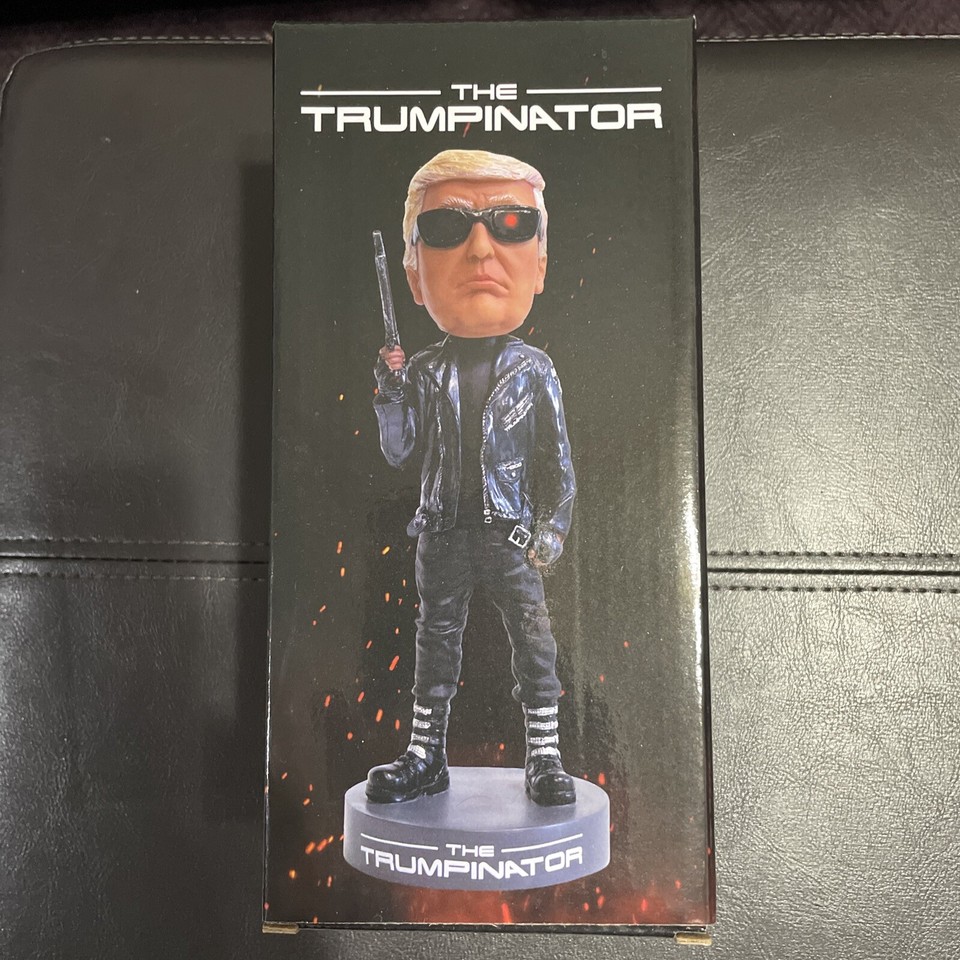 2024 Stormy Seas/Trump 1oz Silver Coin and Trumpinator Bobblehead ...