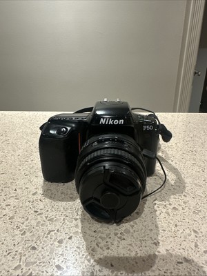 NIKON F50 SLR FILM CAMERA WITH 35-80MM LENS & BATTERY | eBay