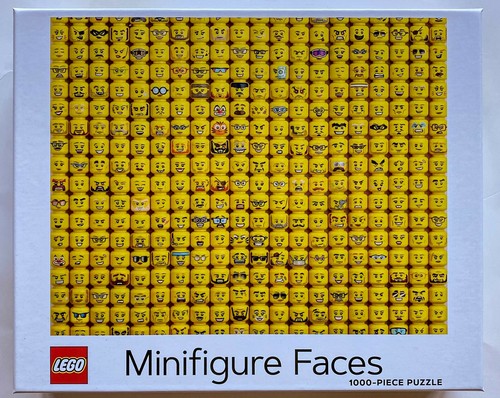 NEW LEGO Minifigure Faces 1000-Piece Jigsaw Puzzle – Fun Family Gift ...