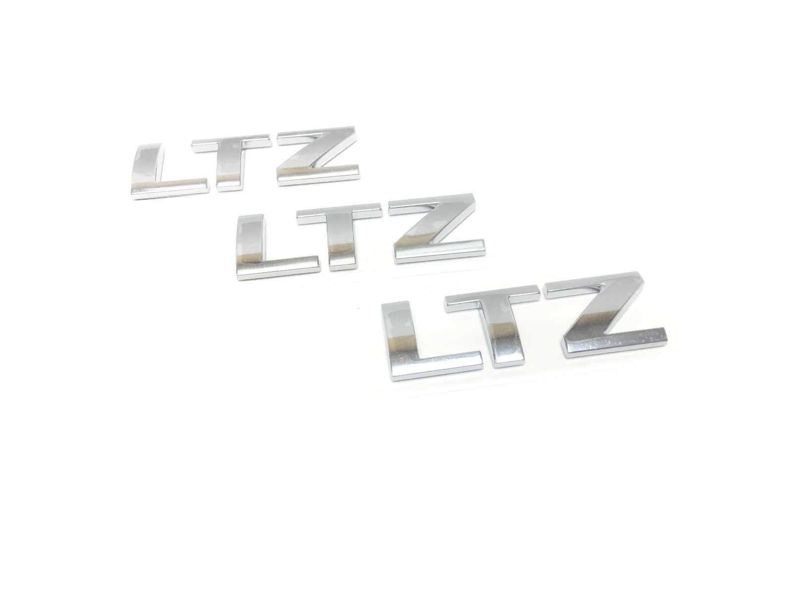 Chevrolet Silverado Tahoe Suburban LTZ Emblem Badge 3D Chrome 3pc New ...
