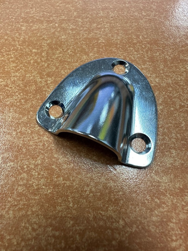 Clam shell 2 pack 16101 chrome brass rigging wiring cover antenna ...