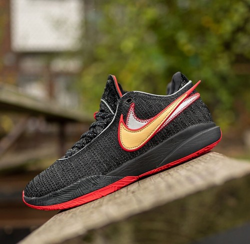 Nike LeBron 20 ‘Trinity’ Basketball Shoes Black/Red DJ5423-001 Men's ...