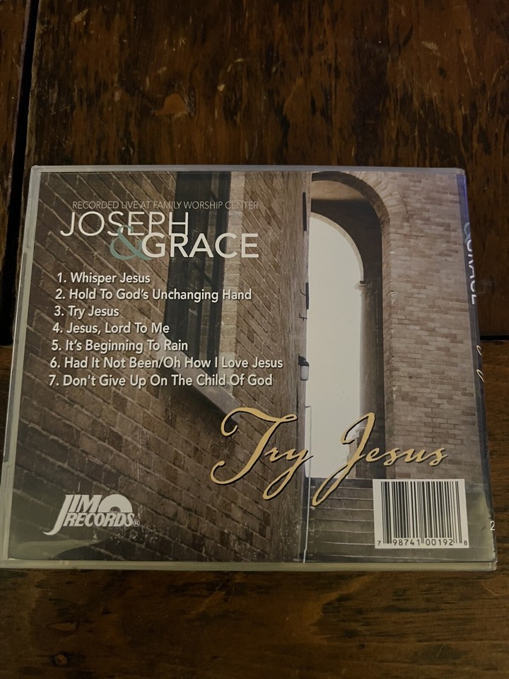 Joseph & Grace - Try Jesus (2012, CD) Recorded Live Family Worship ...