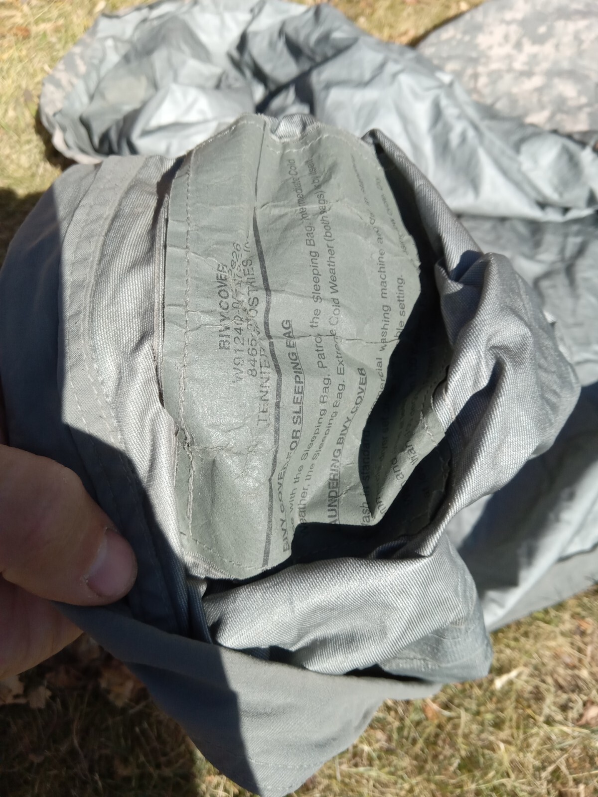 US Army ACU Bivy Cover Digital Waterproof Goretex Sleeping Bag Cover ...