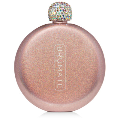 NEW BRUMATE LIQUOR ALCOHOL 5 OZ | GLITTER ROSE GOLD FLASK | eBay