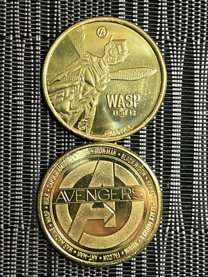 WALT DISNEY WORLD WASP AVENGERS 2024 COLLECTION GOLD/BRONZE MEDALLION ...