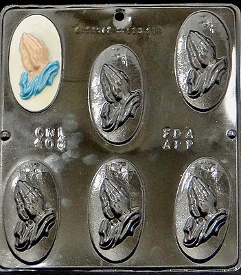 Praying Hands Chocolate Candy Mold Religious 408 NEW | eBay