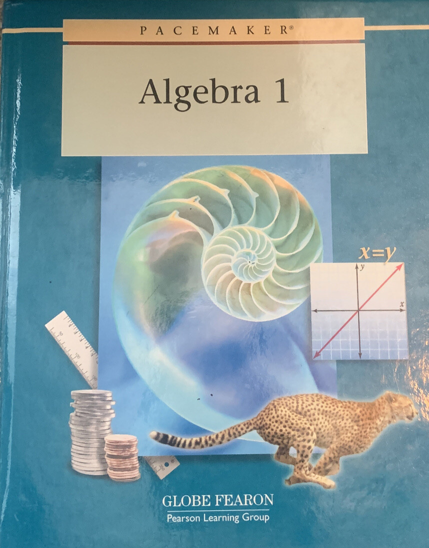 Pacemaker Algebra 1 by FEARON (2000, Hardcover, Student edition) for ...