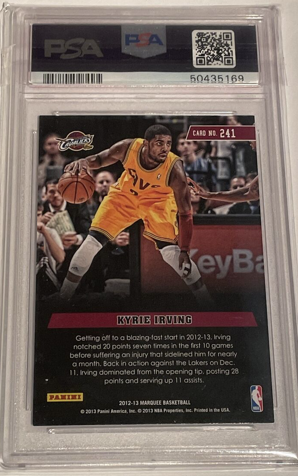 2012 Panini Marquee Kyrie Irving Rookie Card #241 PSA 8 NM-MT | eBay