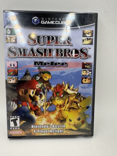 Super Smash Bros Melee - GameCube (Not for Resale, Sealed) Fist Print ...