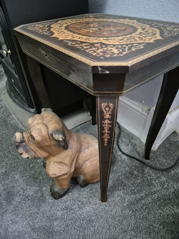 Vintage Wooden Small Table Top Sewing Box | eBay UK