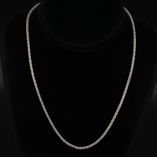 Sterling Silver BA SUARTI BALI INDONESIA 3mm Wheat Chain 18.5" Necklace ...