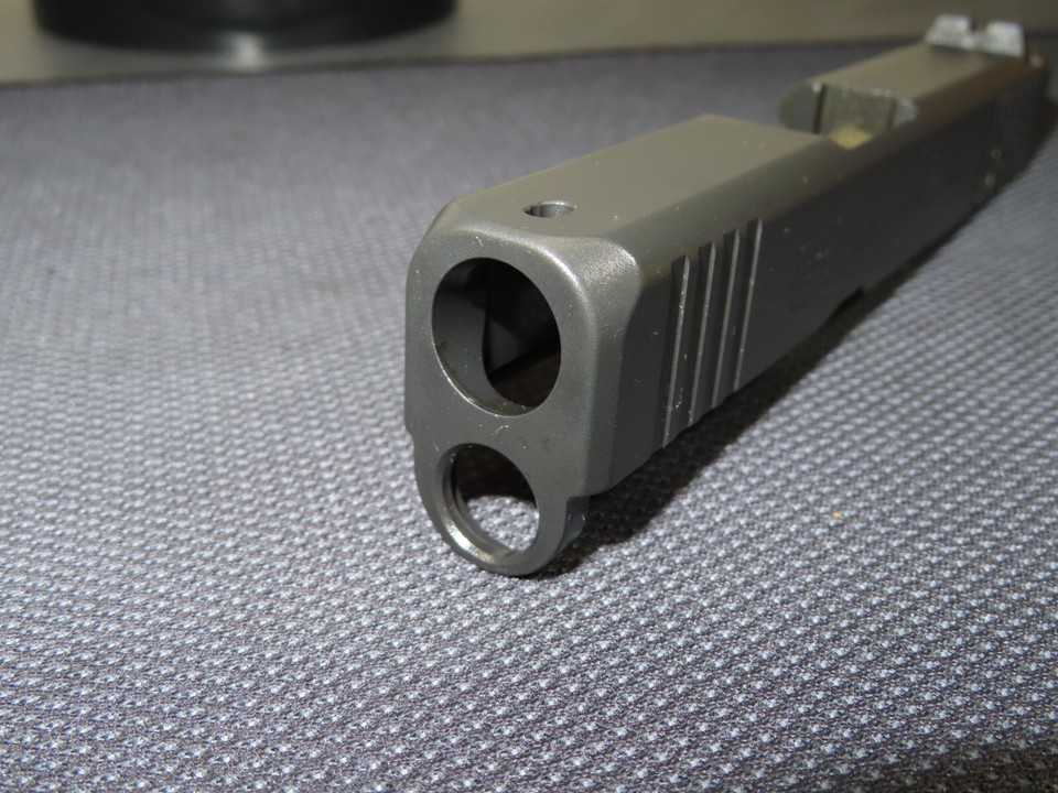 GLOCK 43X OEM Stripped Slide + Rear Sight - Fits 43 43X 48 - GREAT ...