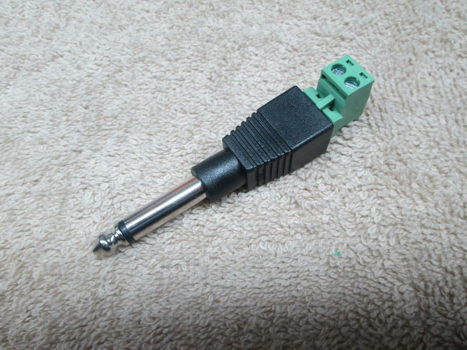 Quick assemble connect 1/4" 6.35mm plug for CW Morse Code Straight Key ...