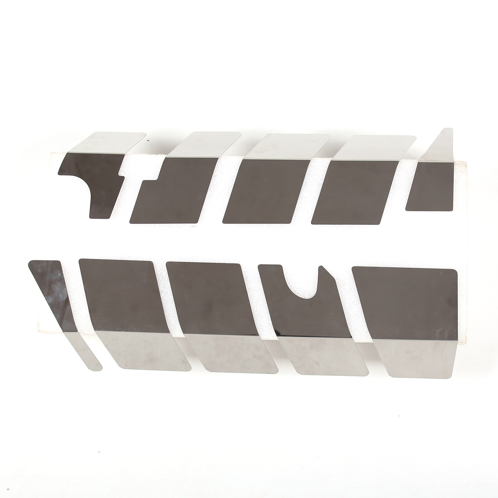 Gloss Stainless Engine Bay LOWER FUEL RAIL COVER Plate Fits corvette C6 ...