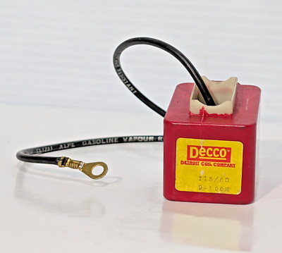 Decco, Detroit Coil Co. 9-166M, 115/60 Solenoid Coil, 2-Wire, 60Hz ...