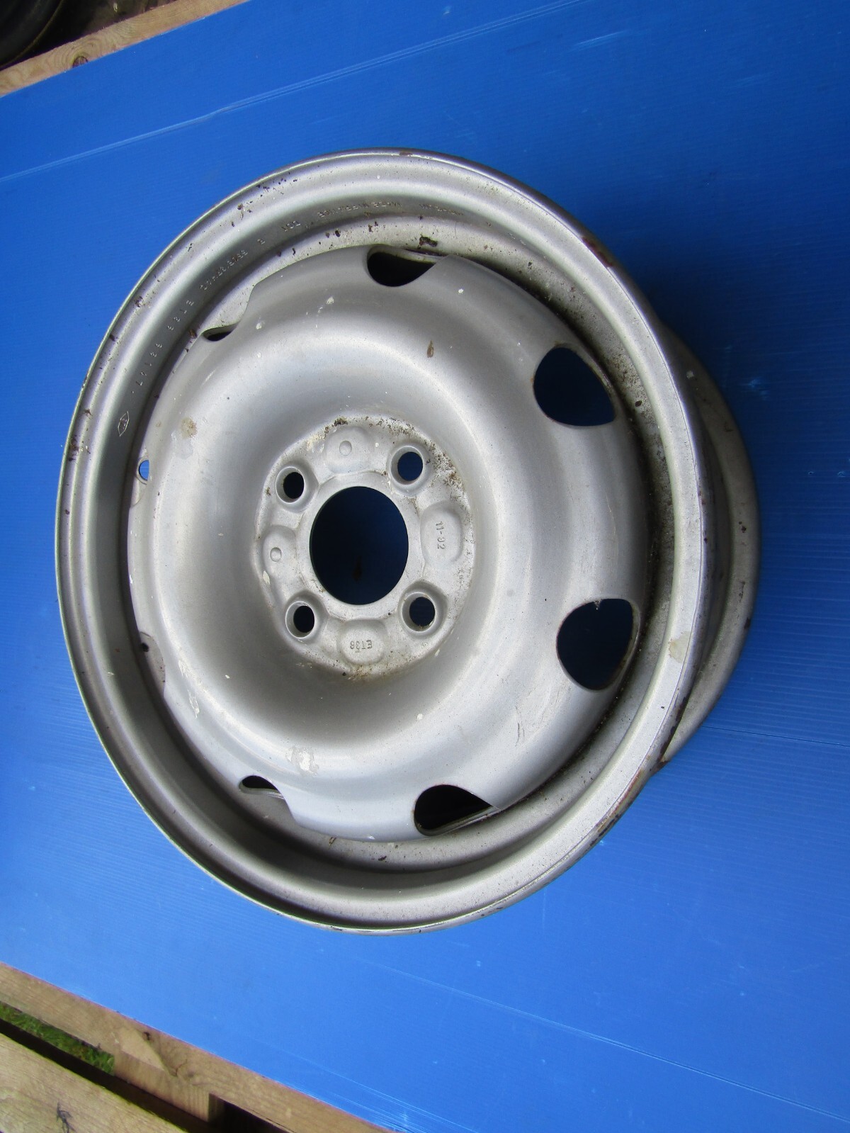 Steel Rim 5.50Bx13FHAC Michelin For: Renault: R19 Diesel And R21 Diesel ...